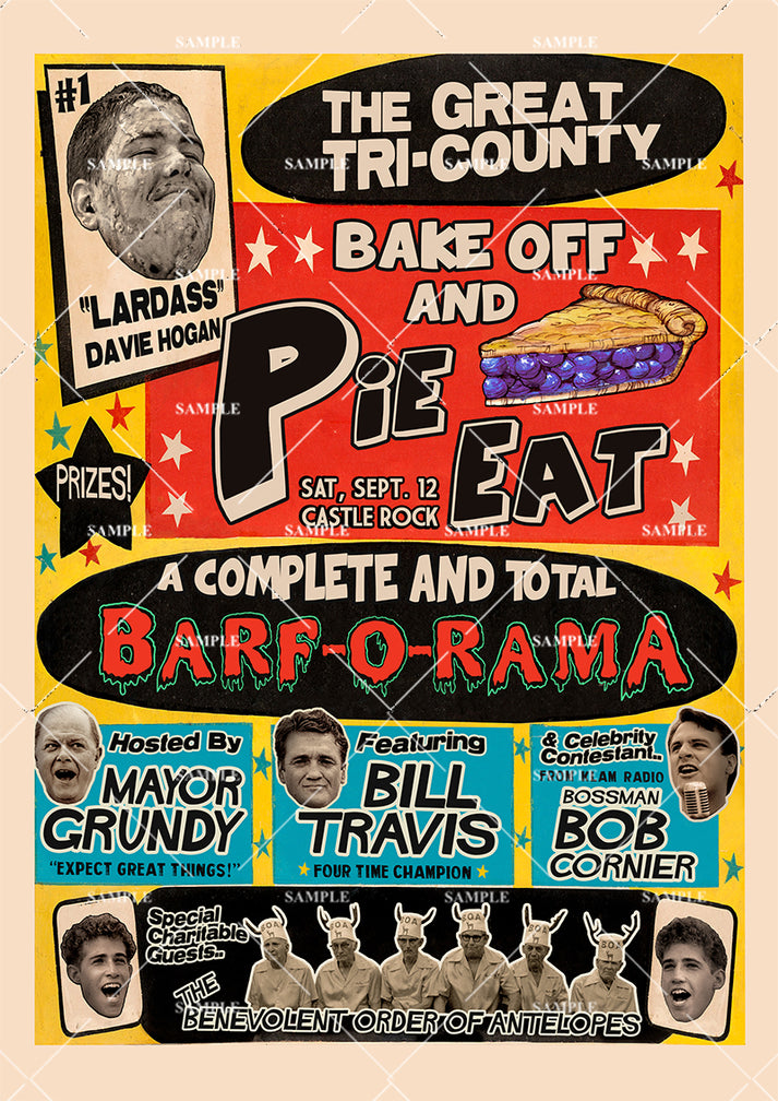 Stand By Me Pie Eating Contest Poster Print – CultClippings
